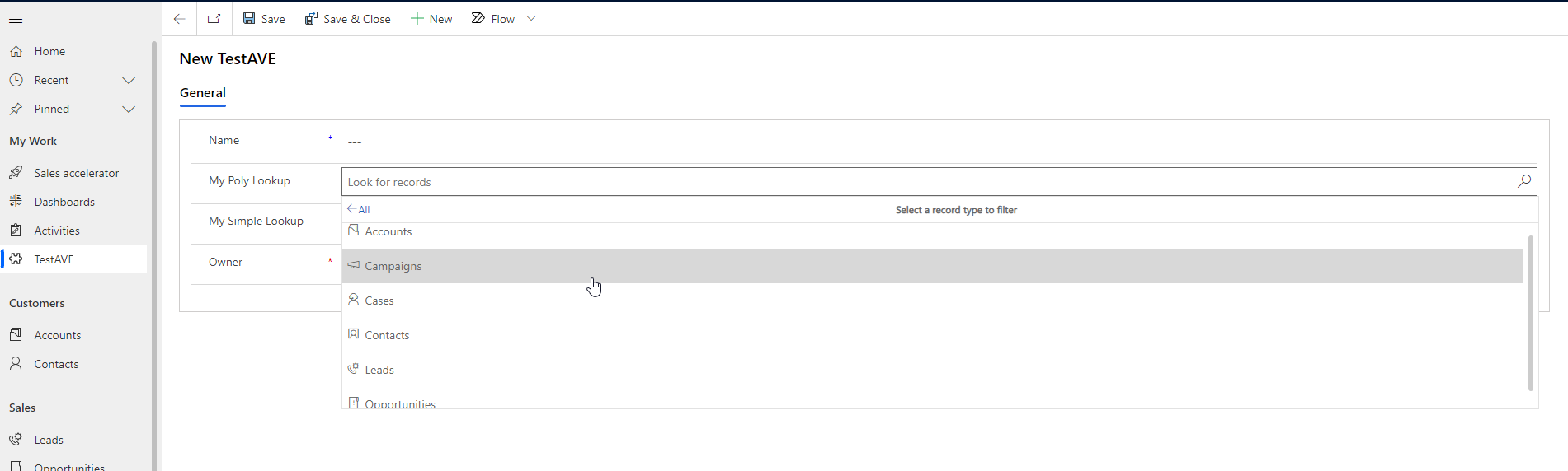 Dataverse : Multi-Table lookups | Dynamics Chronicles